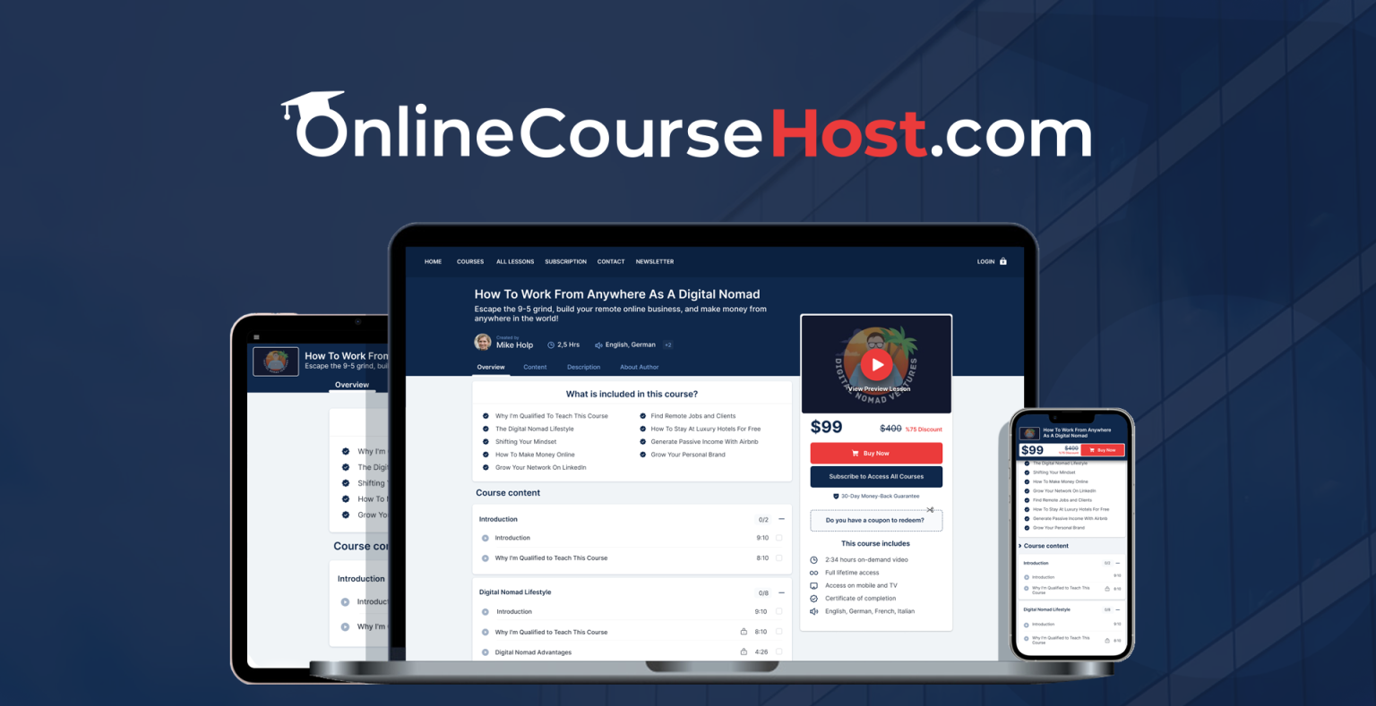 Onlinecoursehost.Com Pricing: Affordable Plans for Every Budget | VettedSoftware